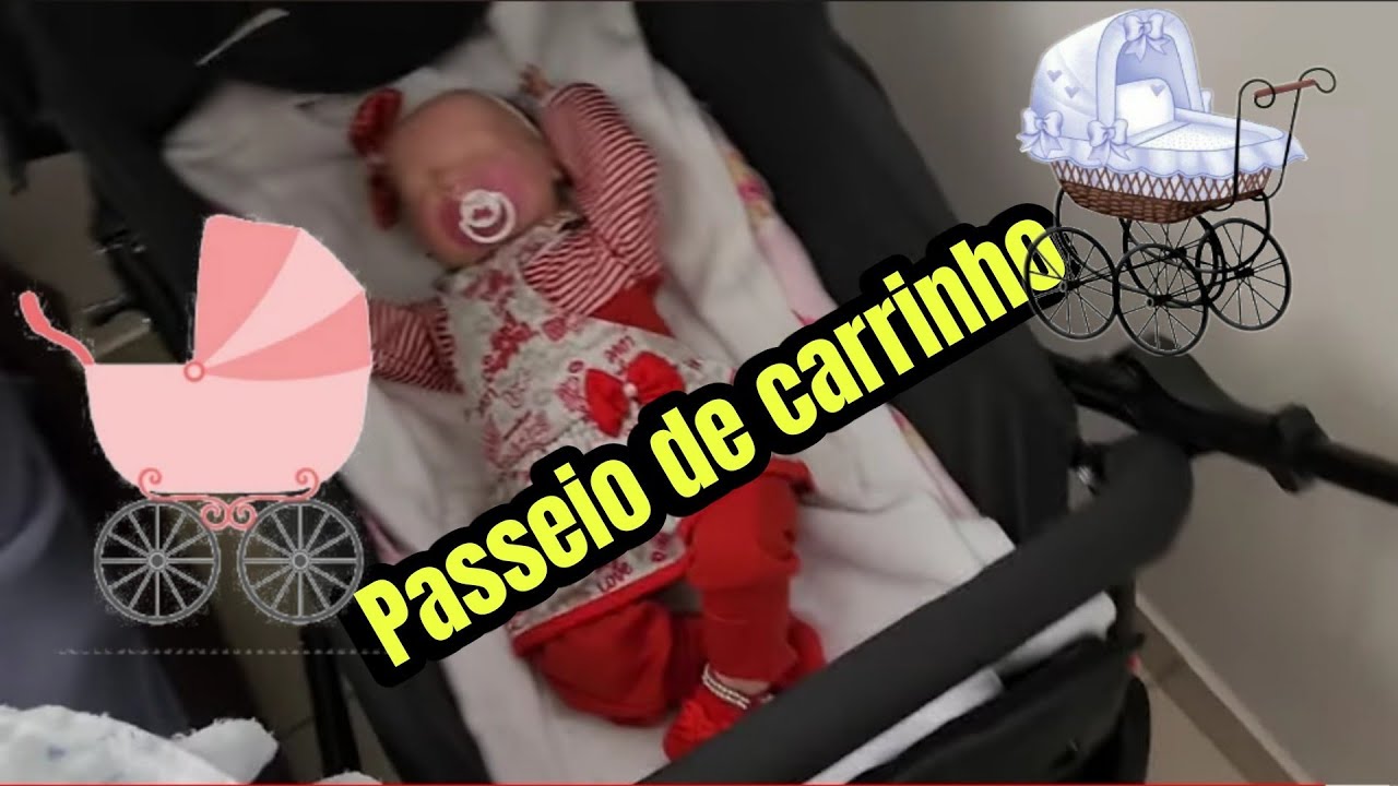 Banho de sol no carrinho (bebê reborn) Changing and sunbathing (reborn baby) - YouTube