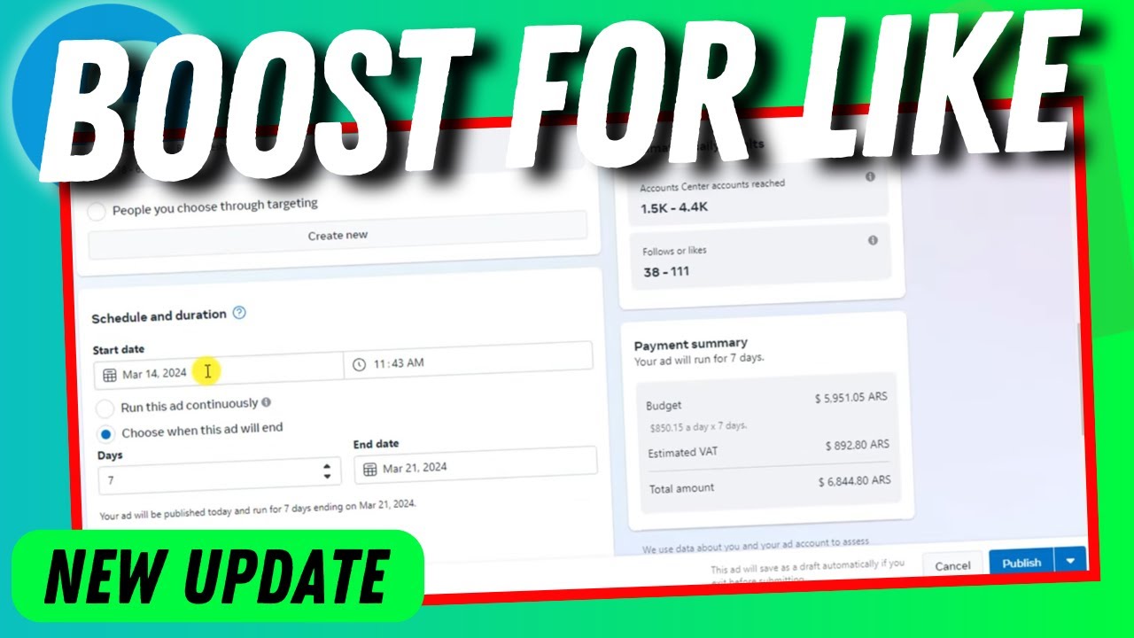 How To Boost Facebook Page For Page Likes || Full Guide - YouTube