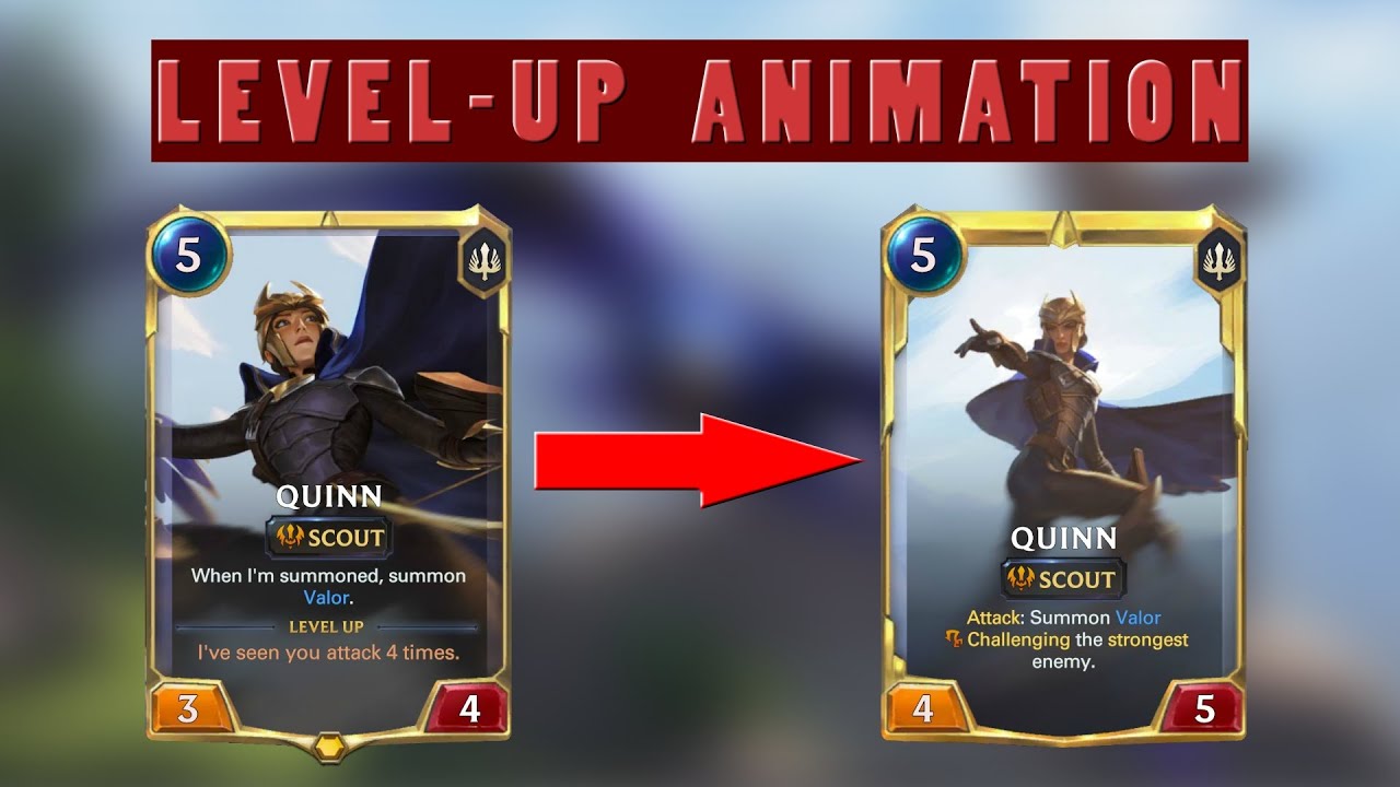 Quinn level-up animation | Legends of Runeterra - YouTube