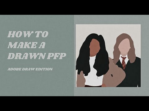 how to make a drawn pfp! (adobe draw edition) - YouTube