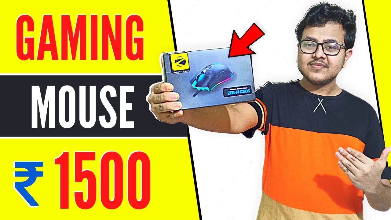 Best Gaming Mouse Under 1500 Rupees | Zebronics Phobos Mouse Review 🔥 ...