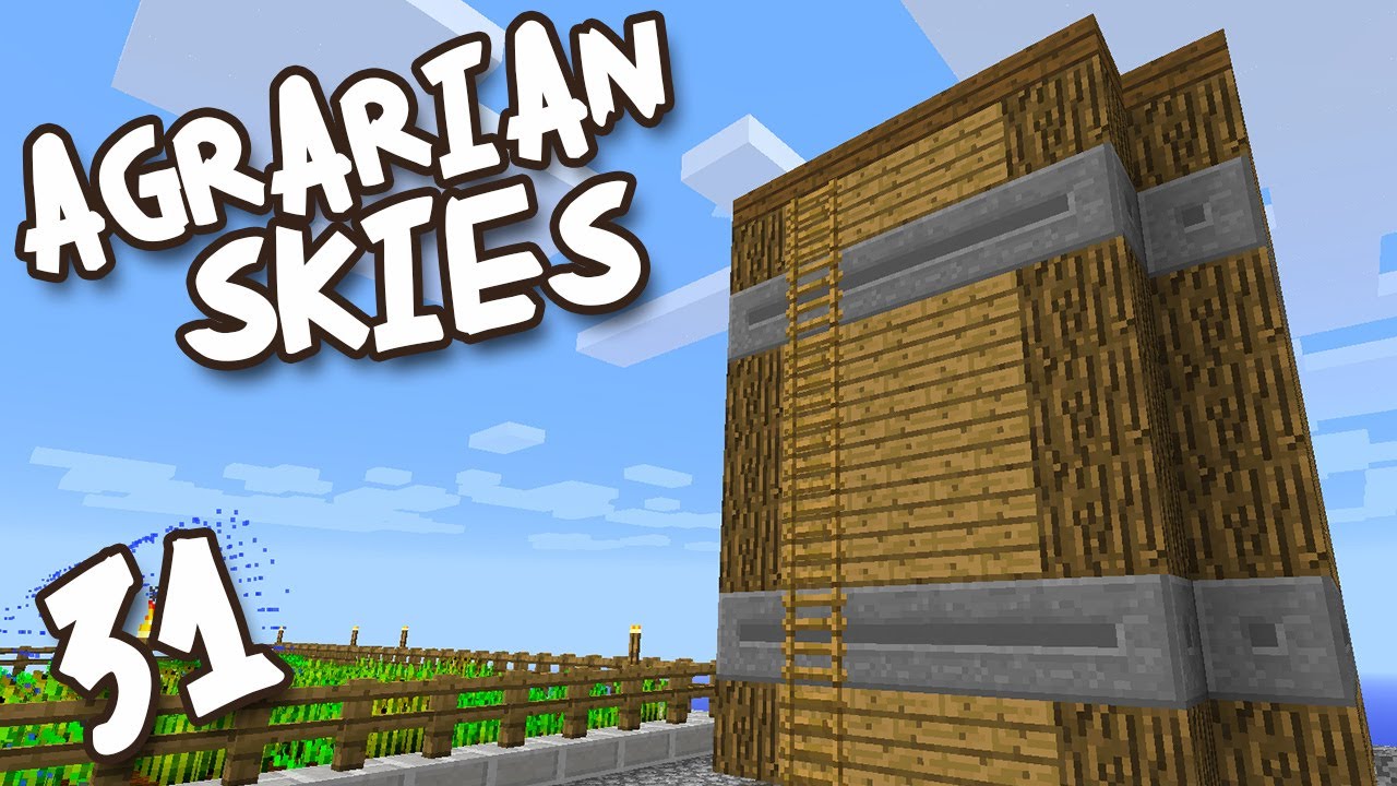 Minecraft MODDED Skyblock! Agrarian Skies Ep 31 - "Failboat Dirt Barrel ...