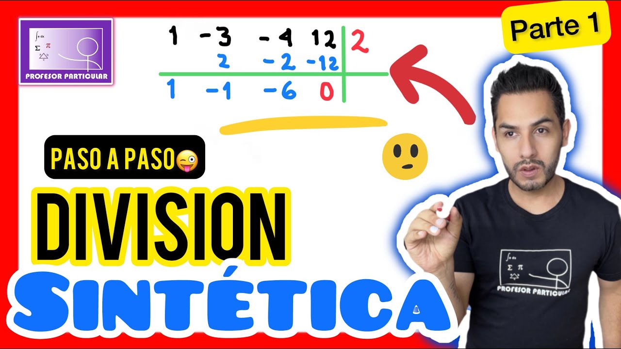 DIVISIÓN SINTÉTICA de Polinomios Ejercicios [𝘼𝙥𝙧𝙚𝙣𝙙𝙚 𝙙𝙚𝙨𝙙𝙚 𝙘𝙚𝙧𝙤😎 🫵 💯 ...