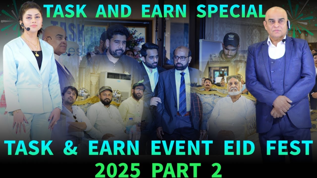Task & Earn Special Event of Eid Fest 2025 | Lahore, Pakistan | Part 2 - YouTube