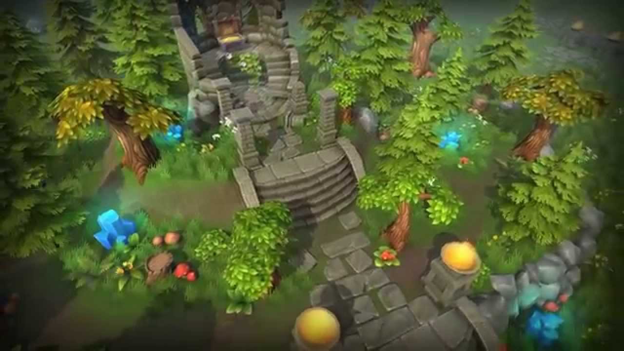 Lowpoly Forest Ruins - YouTube