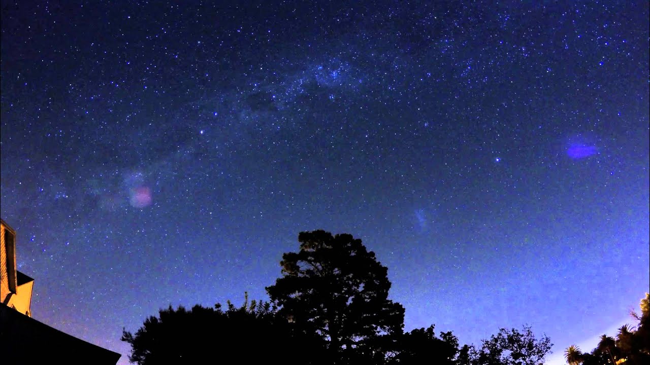 Time Lapse - Night Sky - 8hrs into 23 seconds - YouTube