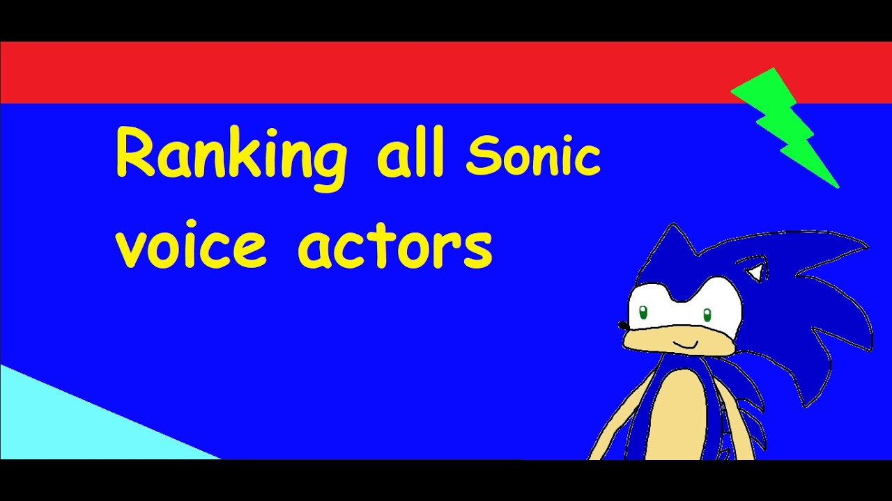 Ranking all Sonic voice actors - YouTube