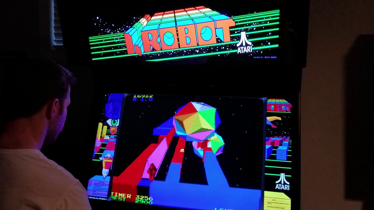 I, Robot Arcade Cabinet MAME Gameplay w/ Hypermarquee - YouTube
