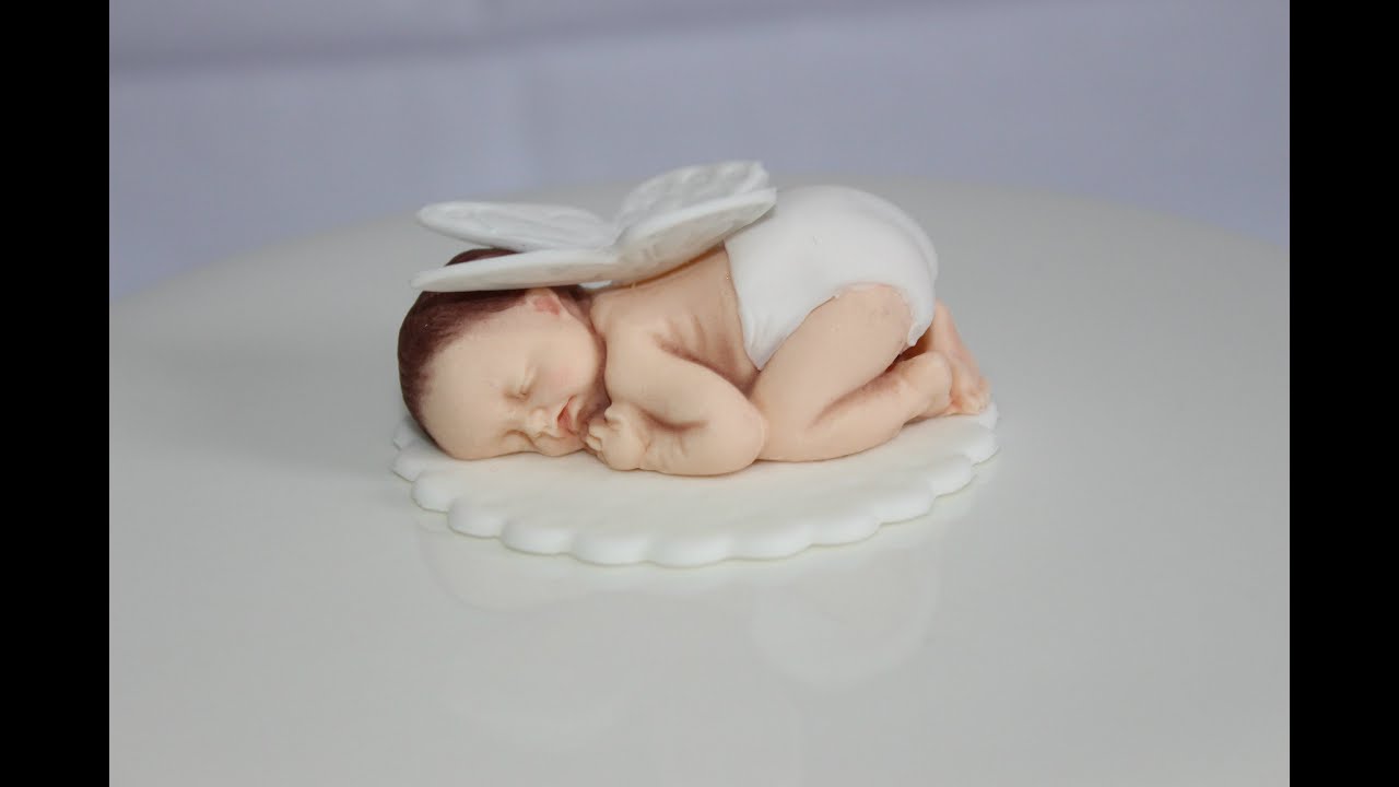 Fondant Baby Angel - How To - YouTube