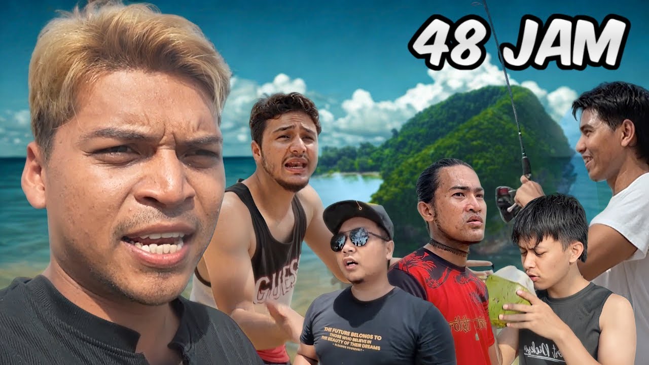 WE EAT WHAT WE CATCH !! 48JAM DI PULAU !! - YouTube