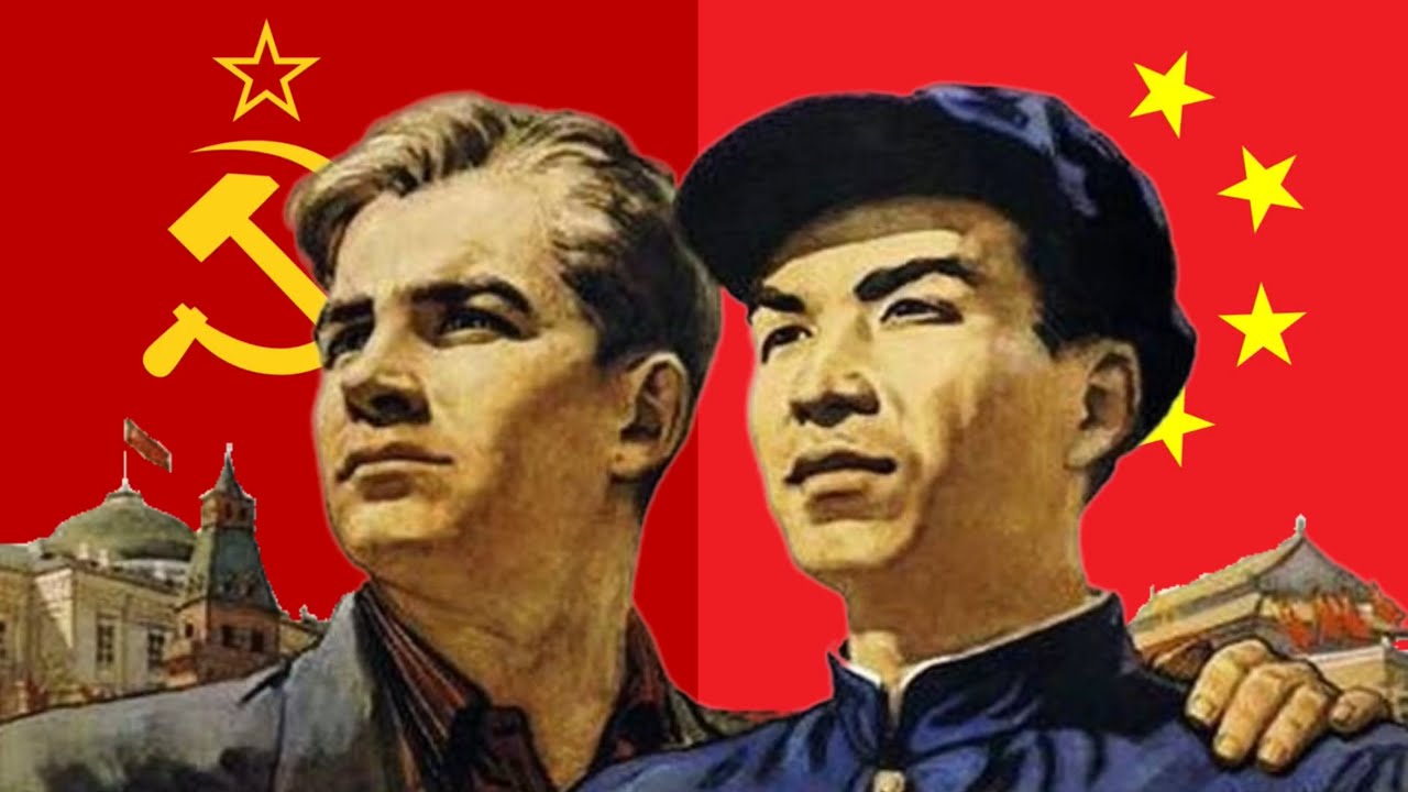 Chinese-Soviet People Unite Closely 中苏人民团结紧 (Chinese Military March ...