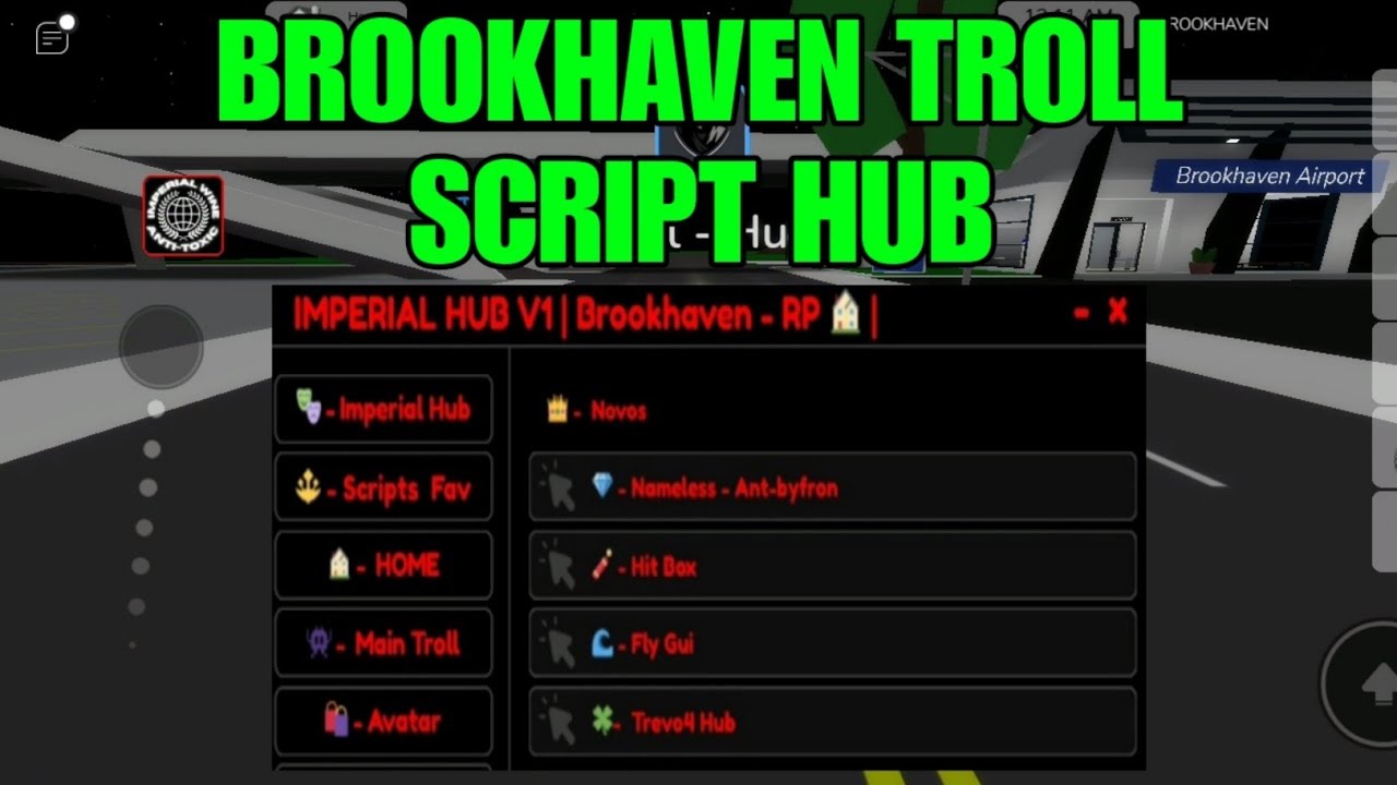 Brookhaven Troll V1 Imperial FE Admin Script Hub |Hydrogen,fluxus ...