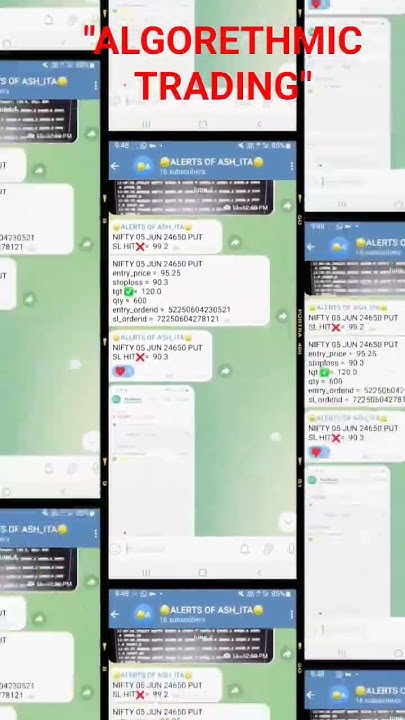 "Algo trading" - YouTube