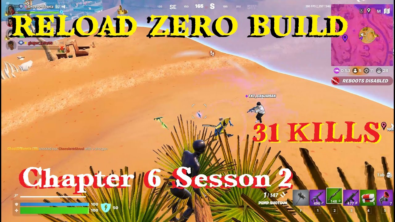 Fortnite -RANKED / RELOAD SQUAD WIN 31 KILLS [Chapter 6 Sesson 2] - YouTube