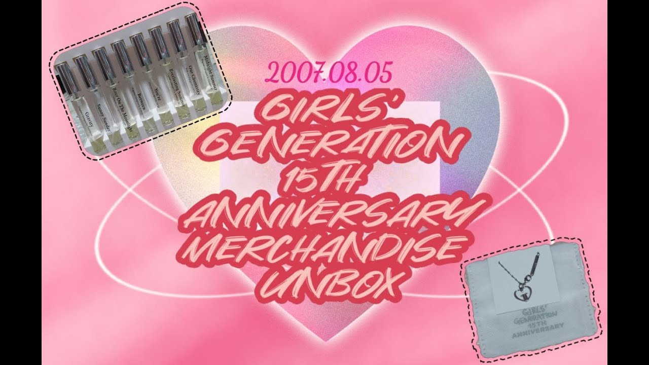 UNBOX GIRLS' GENERATION SNSD 15TH ANNIVERSARY MERCHANDISE - PERFUME ...
