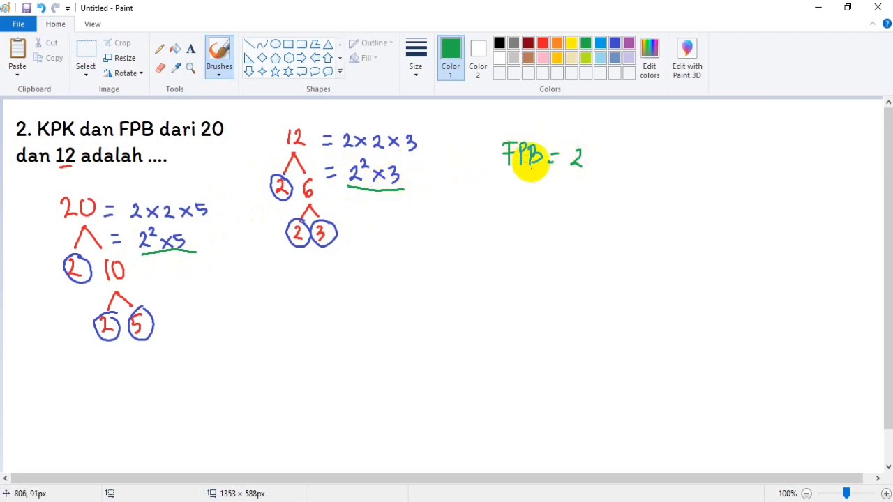CONTOH 2 FPB DAN KPK - YouTube