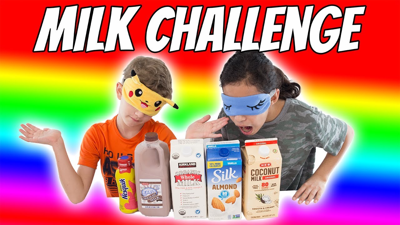 Kids Play Milk Taste Challenge - YouTube