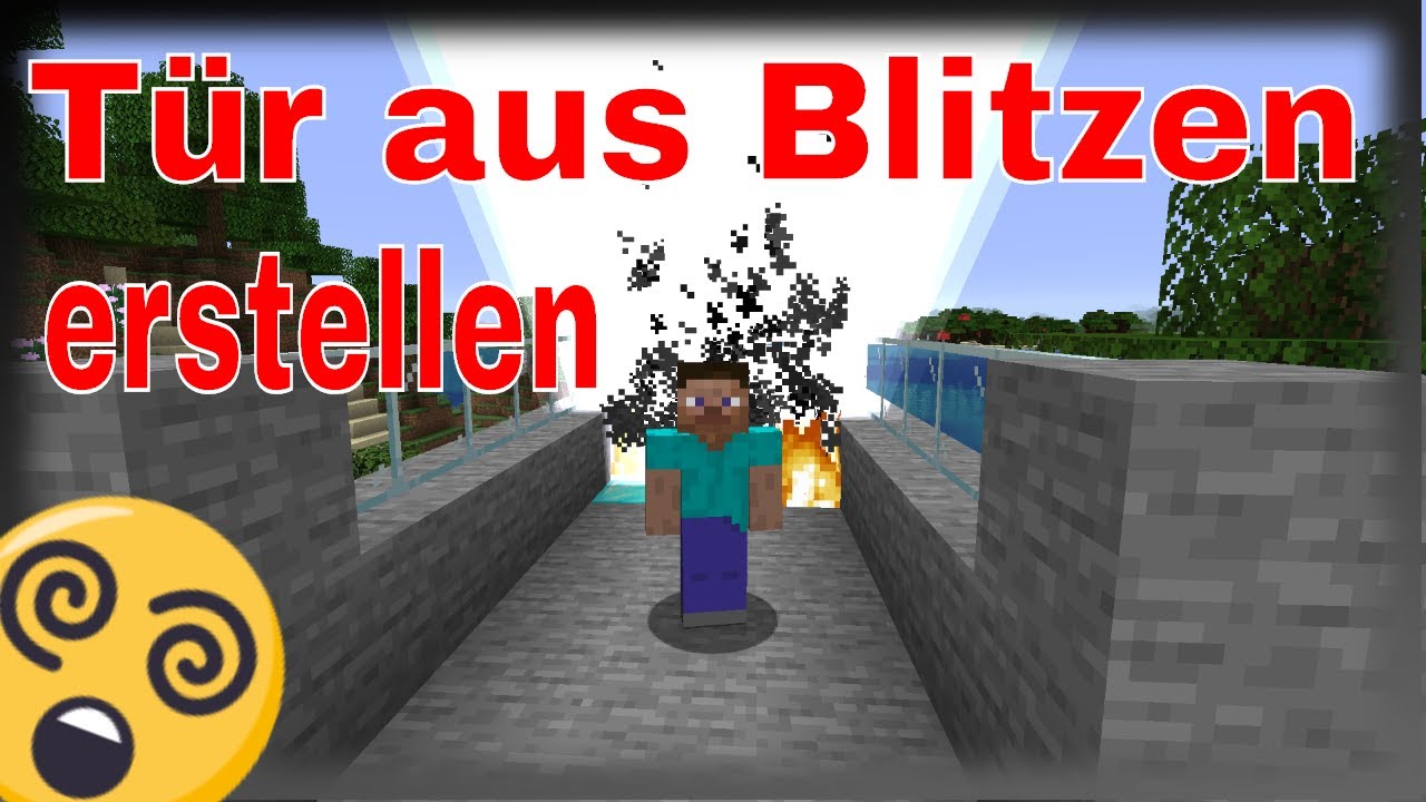 Tür aus Blitzen in Minecraft erstellen | #Minecraft Command 1.15 ...