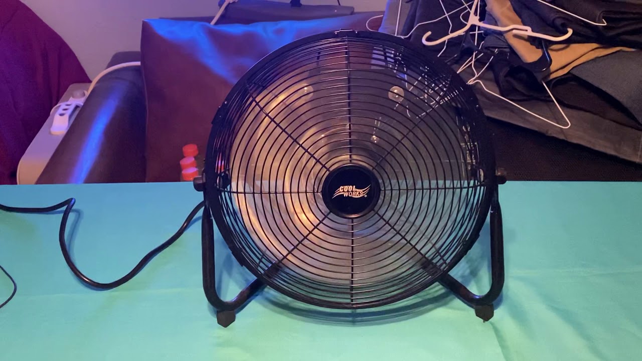 Coolworks 12” High velocity fan - YouTube