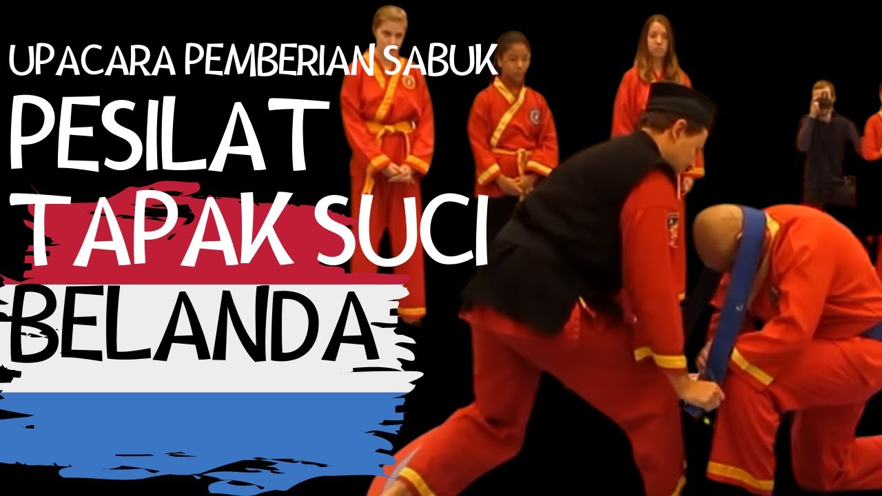 Pemberian Sabuk Biru Kepada Pesilat Tapak Suci Belanda - YouTube