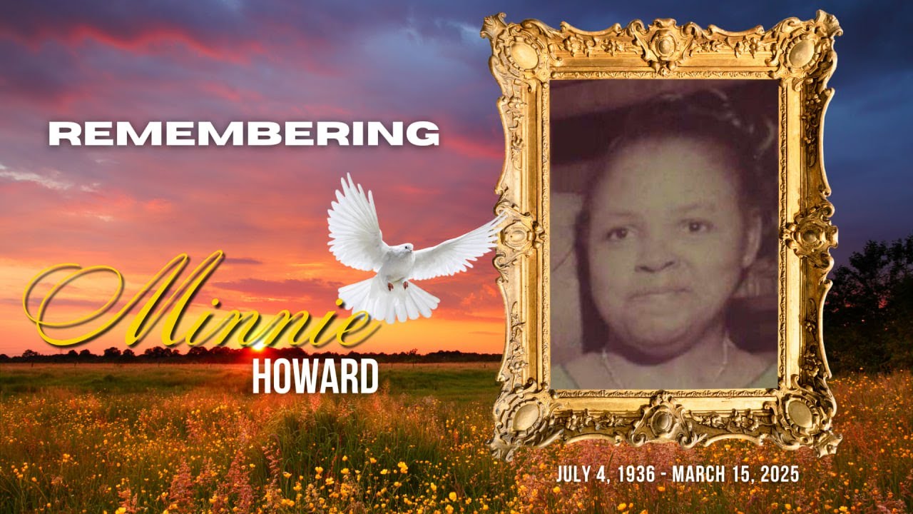 🌹 Celebrating the Life of Ms. Minnie Howard | Funeral Service Live ...
