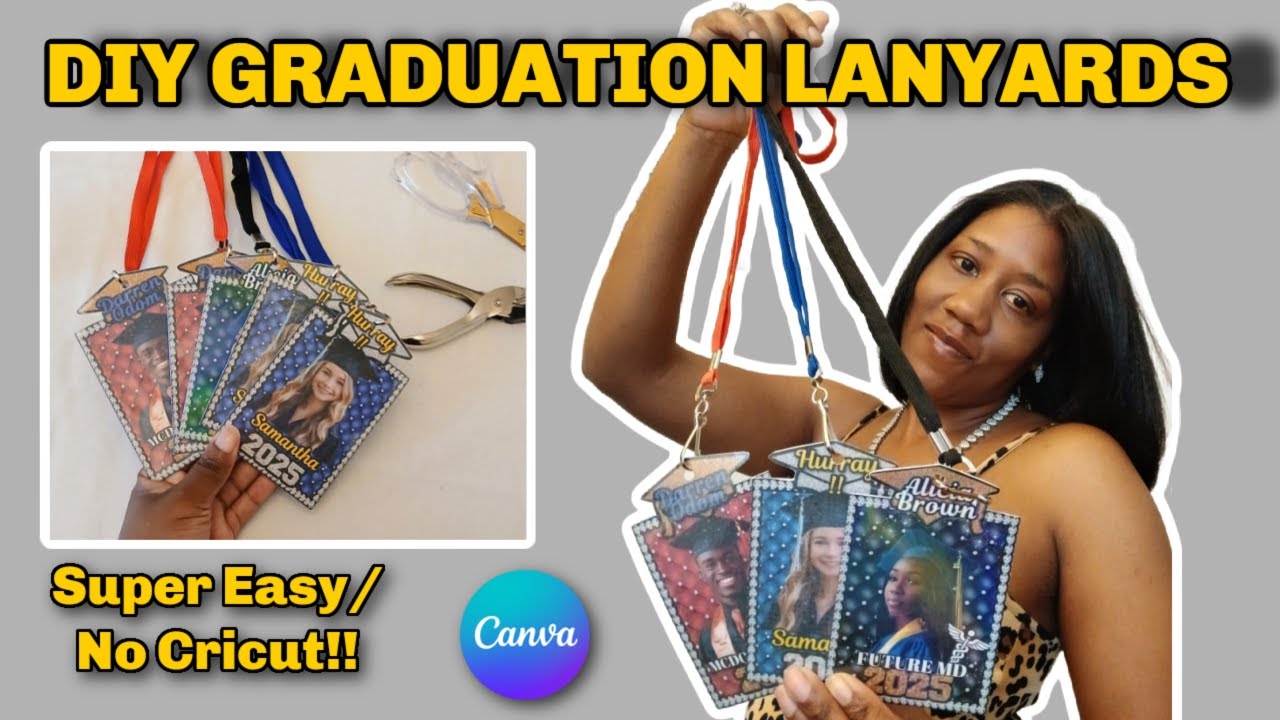 DIY GRADUATION LANYARDS TUTORIAL/ GRADUATION 2025/ SUPER EASY !! NO ...