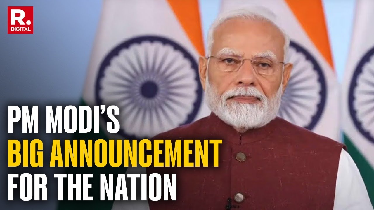 PM Narendra Modi To Address Nation At 5 PM: Major Announcement Expected ...