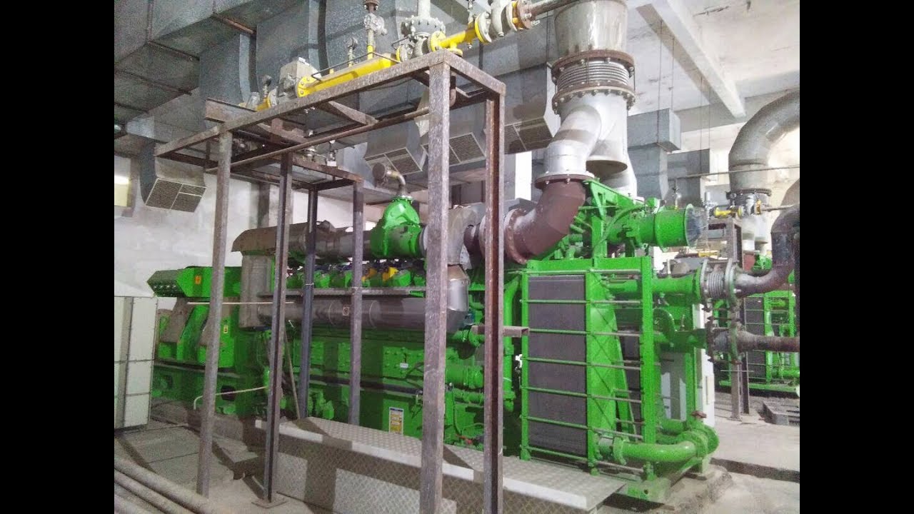 Jenbacher Gas Generator Brand New For Sale Type JMS 616 GS NL - YouTube