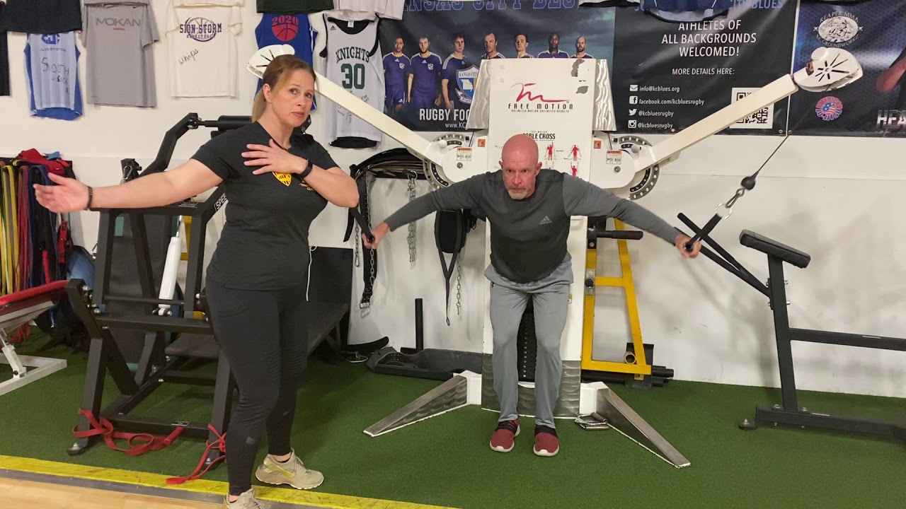 Cable crossovers - YouTube