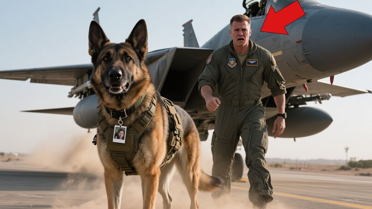 WAR DOG BLOCKS F15 FIGHTER JET — PILOT GETS OUT ANGRY, BUT WHAT HE ...