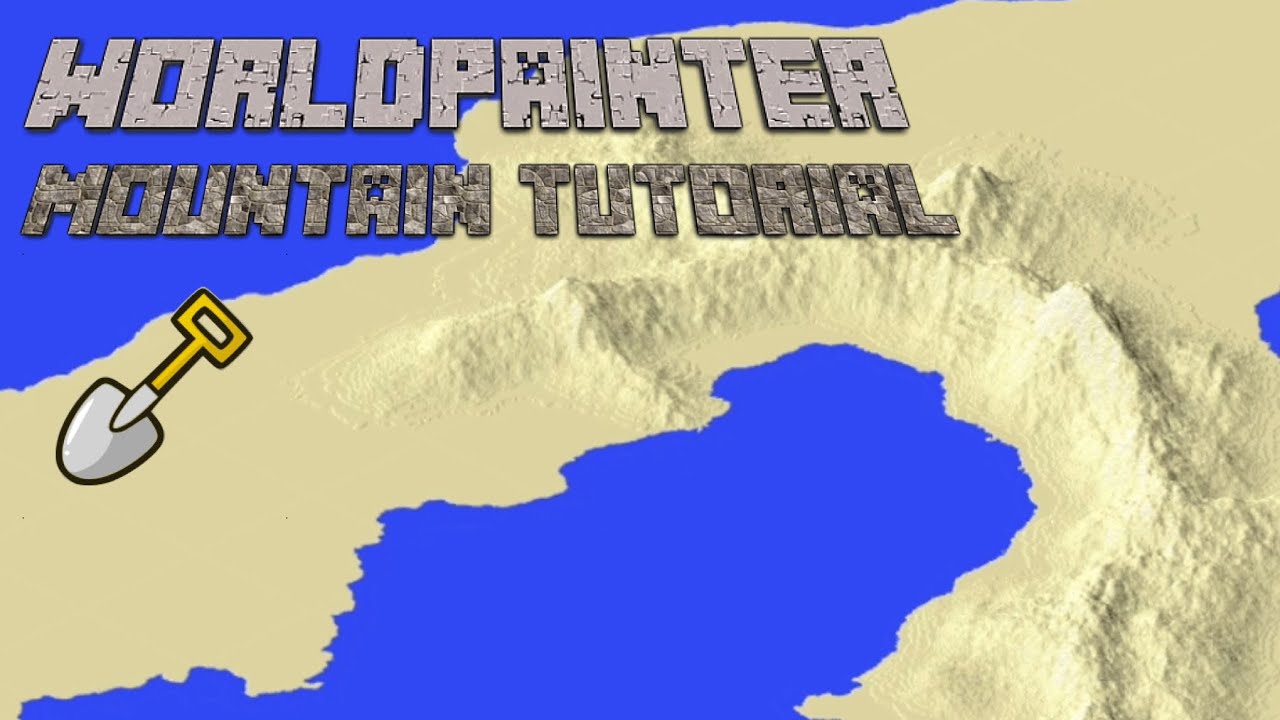 Worldpainter Mountain Tutorial 🏔 - YouTube