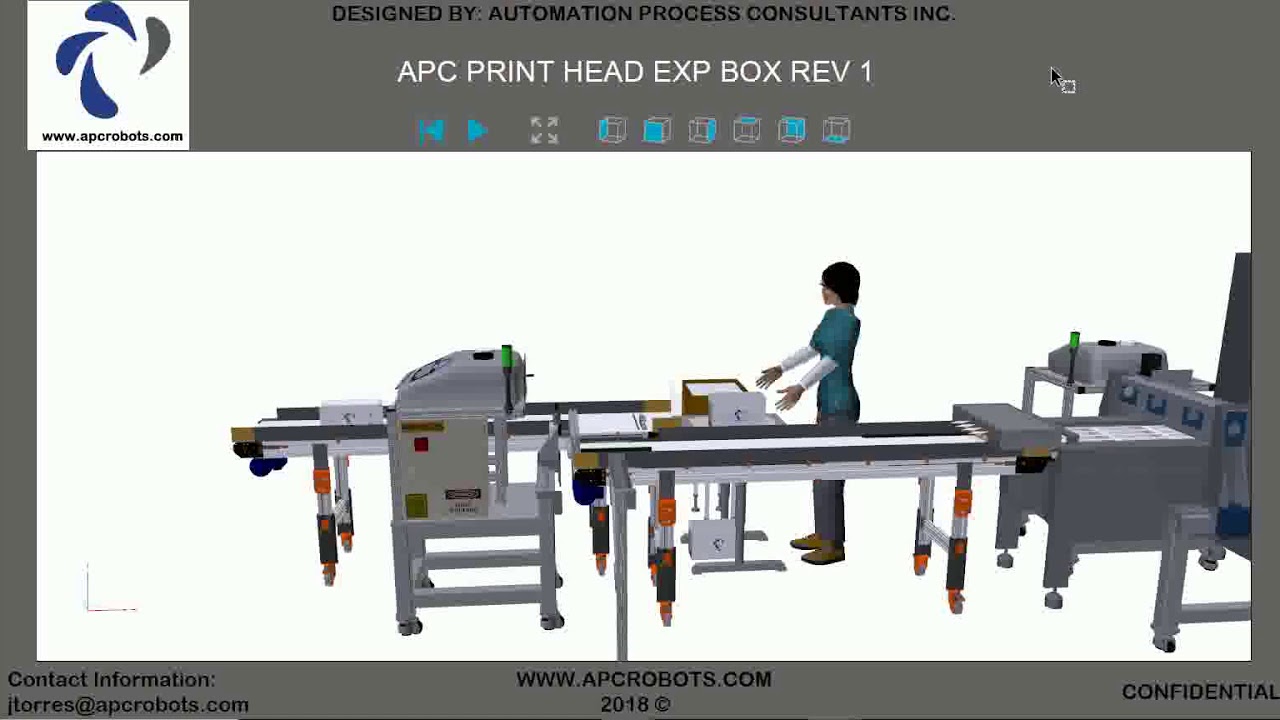 APC Multivac dual lynx printer system - YouTube