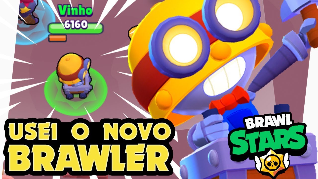 INCRÍVEL! JOGUEI COM O NOVO BRAWLER DO BRAW STARS! CARL GAMEPLAY - YouTube