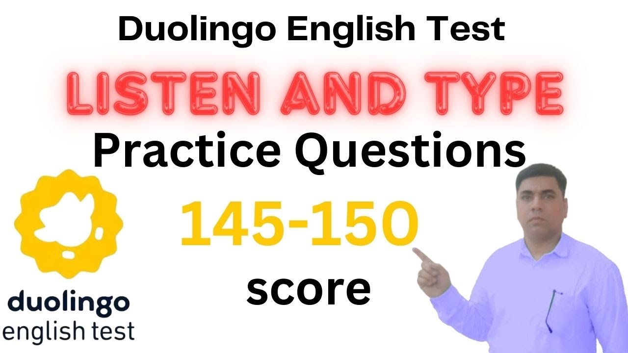 Duolingo English Test: " LISTEN AND TYPE " Practice Questions & Guess ...