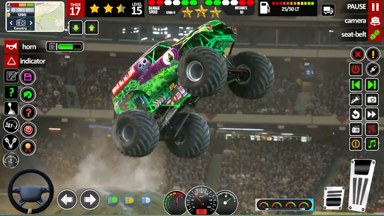 4x4 Monster Truck games || Monster Truck || Android gameplay || 3D ...