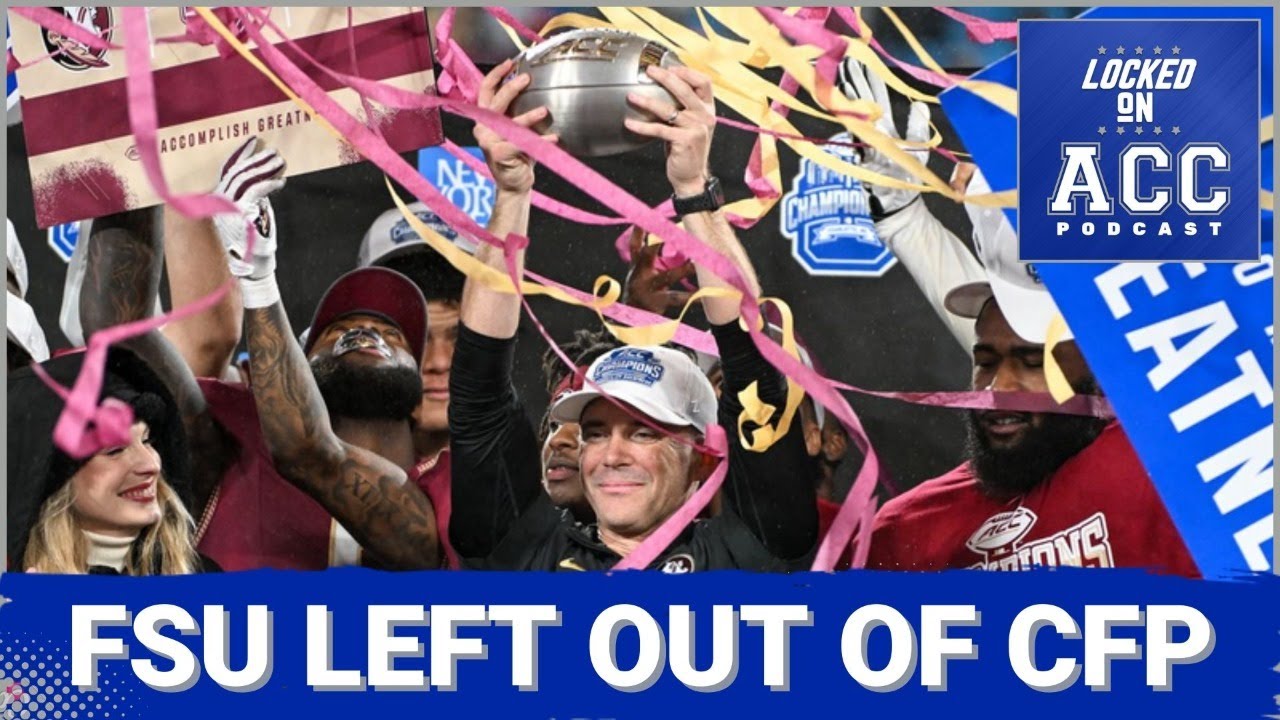 Florida State Seminoles OUT of College Football Playoffs for Losing ...