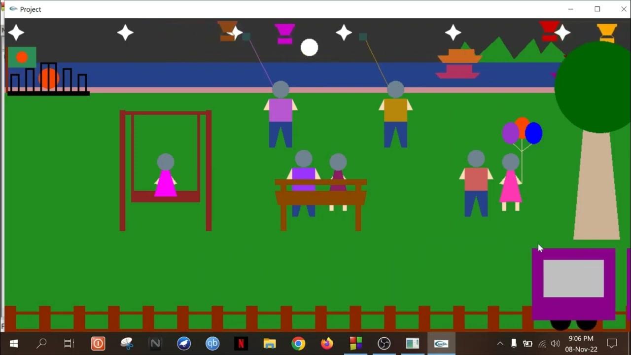 computer graphics project using opengl c++ - YouTube