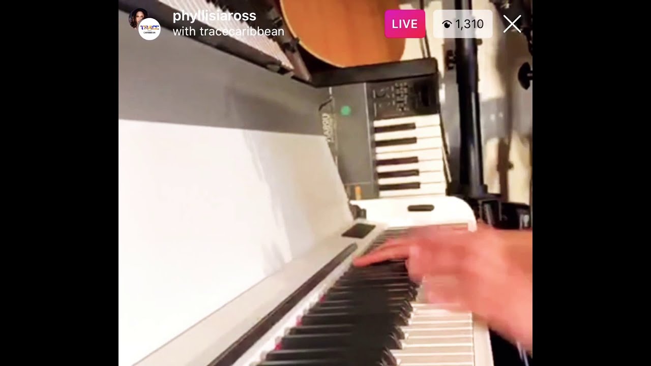 Phyllisia Ross Live on Instagram Singing and play piano - YouTube
