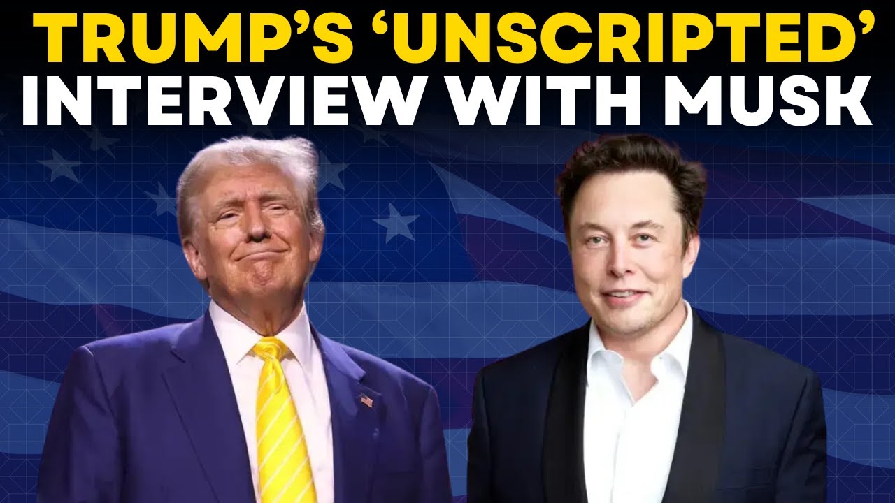 Trump Interview LIVE | Elon Musk Interview Trump LIVE | Trump-Elon Musk ...
