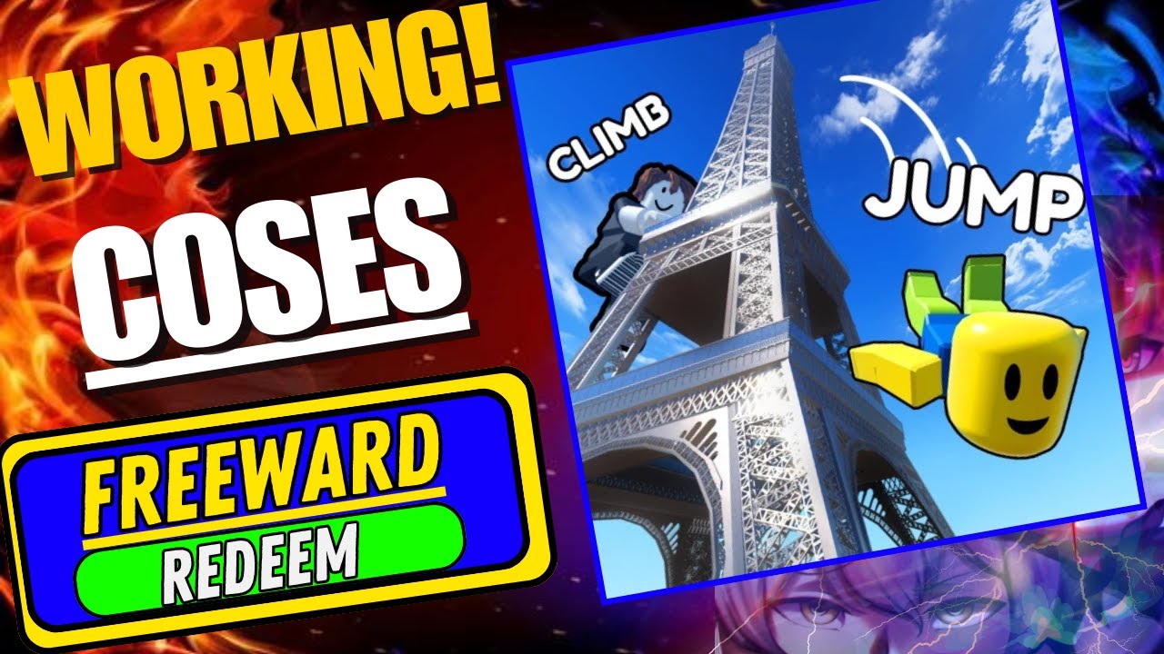 *NEW CODES* ROBLOX Climb and Jump Tower 2025 Climb and Jump Tower Climb ...