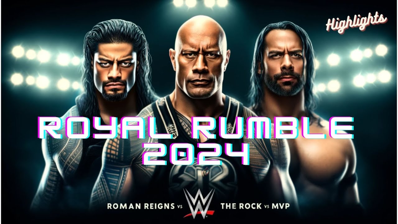 Roman Reigns Vs The Rock Vs MVP - Final Highlights - WWE Royal Rumble ...