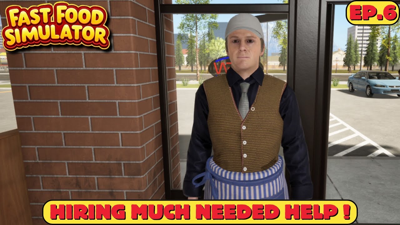 Hiring My First Employee! Still Too Busy? Fast Food Simulator Ep.6 ...