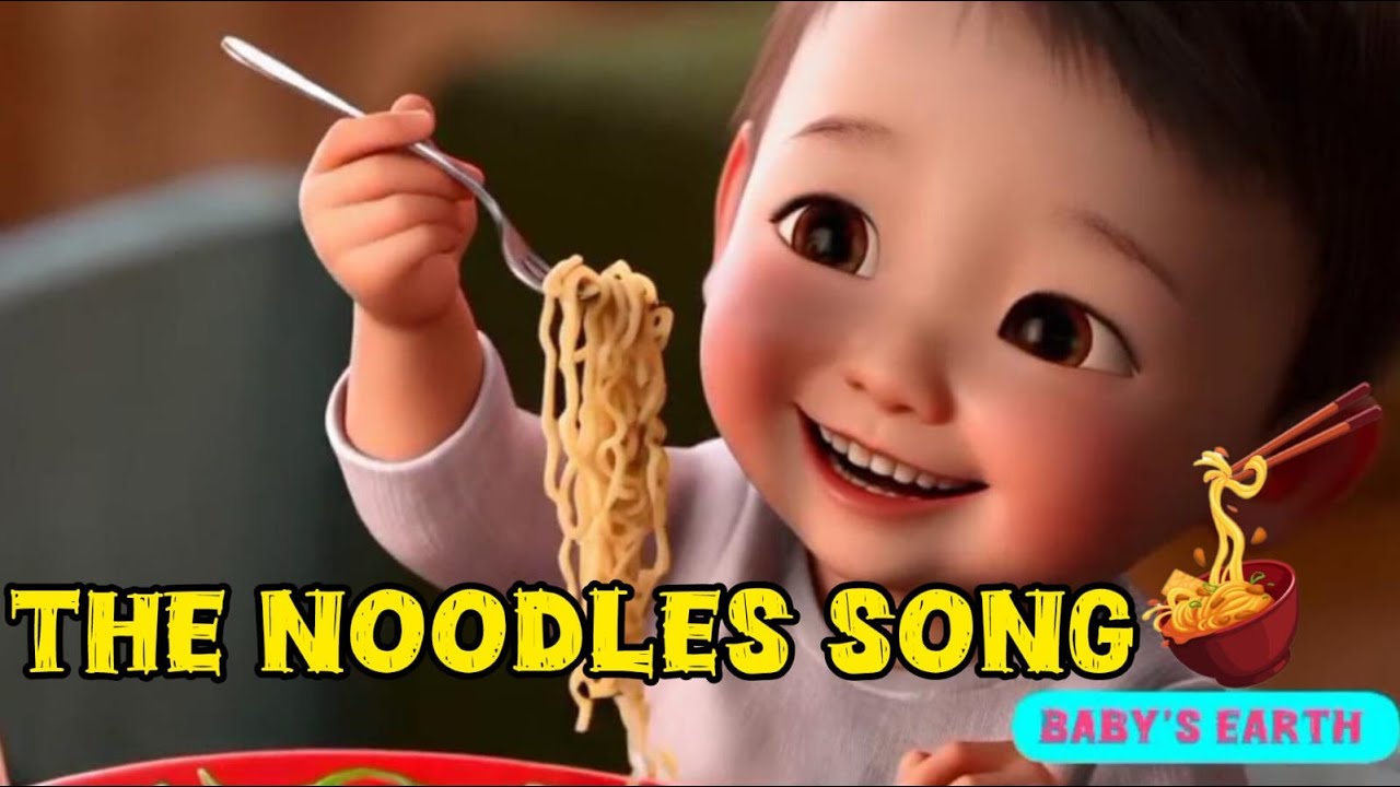 The Noodles Song🎵🍜| #nurseryrhymes #kids #kidssongs #rhymes - YouTube