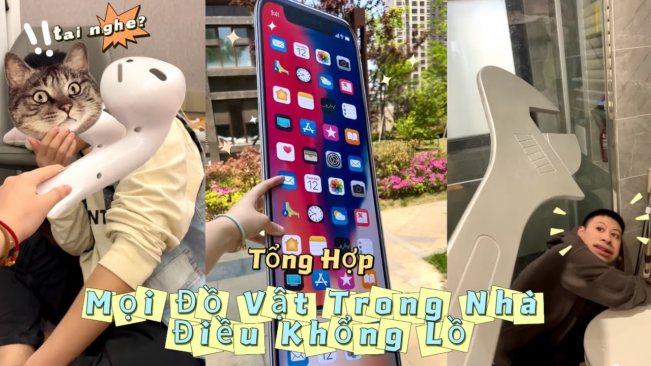 Tổng Hợp Thay Đổi Đồ Đạc Thành Phiên Bản Khổng Lồ, Troll Bạn Trai Ăn ...