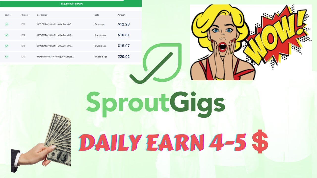 why sproutgigs | Sproutgigs Best Micro job Earning site | Freelancing ...