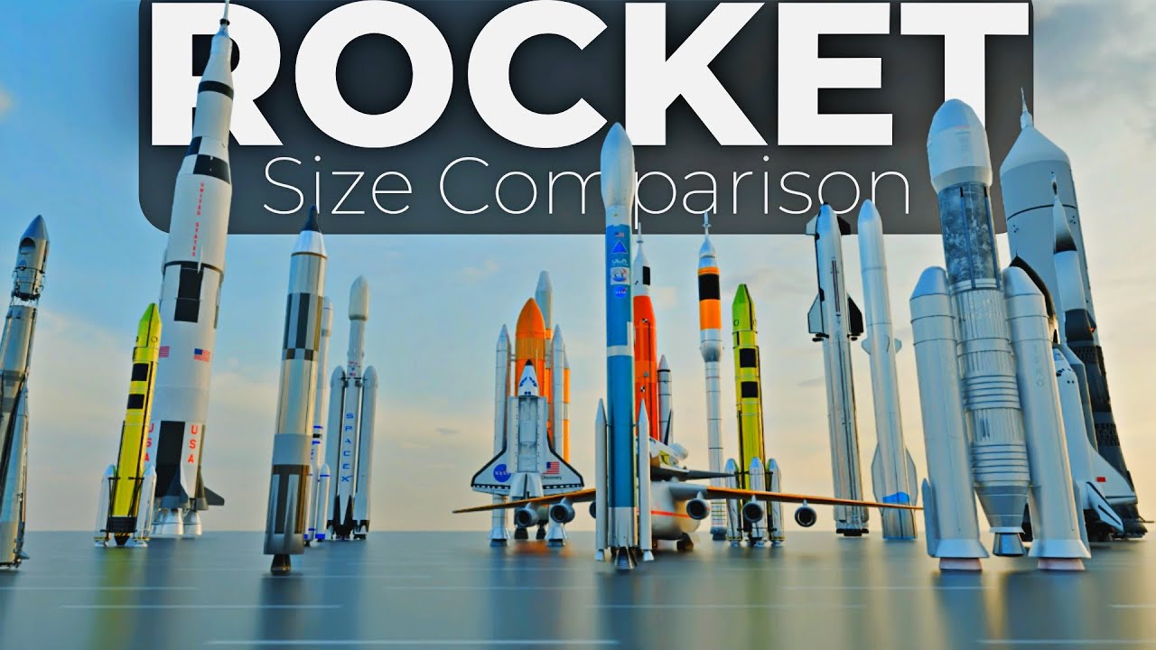 Rocket Size Comparison | 3D 🚀 2024 | 3D Real Scale | 3D Comparison ...