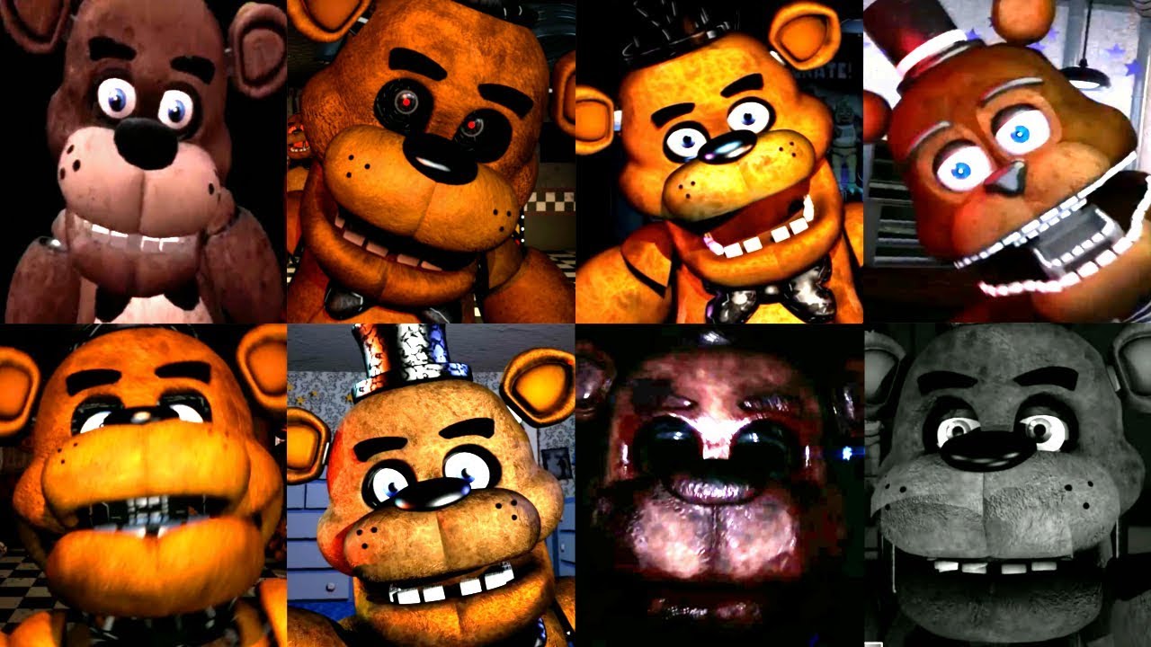 10 Freddy Fazbear Jumpscares in 2019! || FNaF Rewind - YouTube
