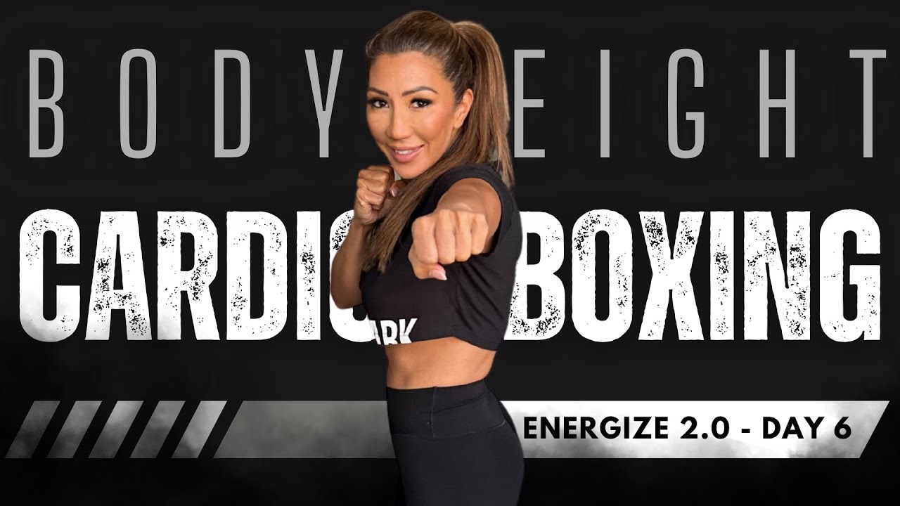 25 Min Fun Cardio Kickboxing Workout – No Equipment Needed! - YouTube