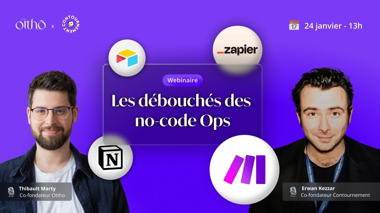 Les débouchés des No-Code Ops - YouTube
