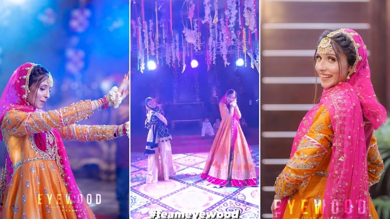 Mehndi night full dance video hunaina rasool - YouTube